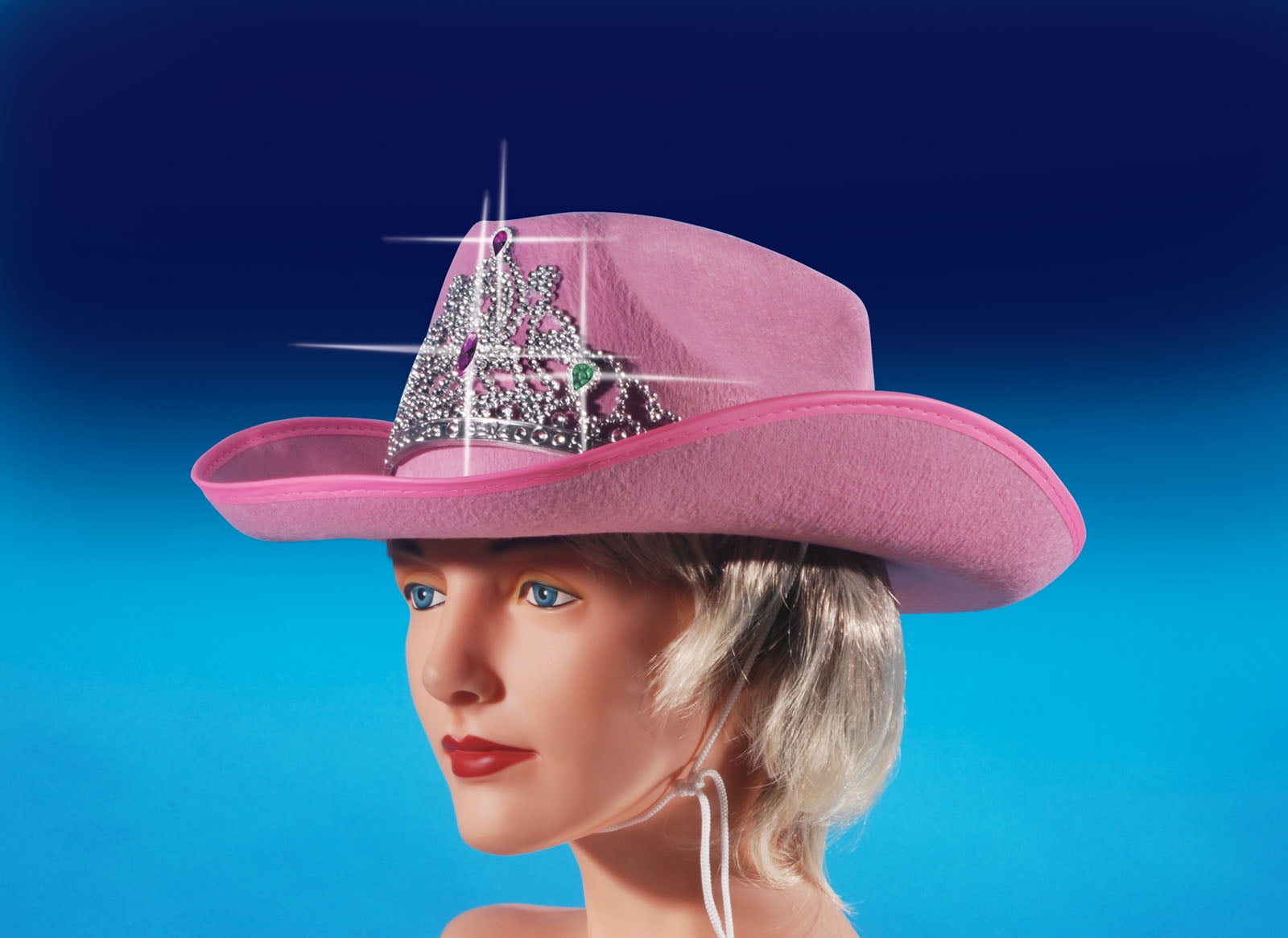 Loftus Women Rodeo Queen Flashing Tiara Cowgirl Hat, Pink, One Size ...