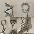 4Pcs Portable Corkscrew Shape Trampoline Stakes Tent Stake Anchors ...