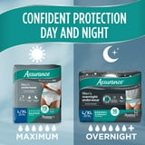 Assurance Men's Incontinence Underwear, Large, Overnight (16 Count ...