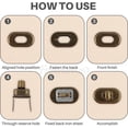 , 12 Sets Turn Lock Clasp Metal Bag Purse Closure Twist Fasteners ...