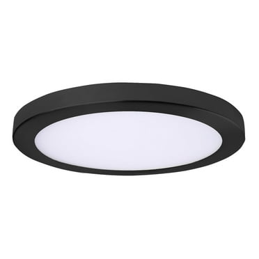 HALO 15 Inch LED Flush Mount Light, White Round Ceiling Fixture ...