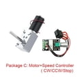5840-31ZY DC 12V/24V Long shaft 51mm Reduction Worm Gear Motor Large ...