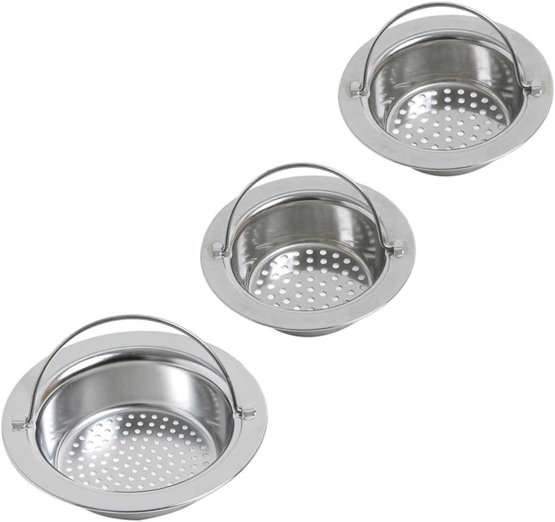 3pcs Washing Basin Floor Drain Tub Hair Drain Catcher Tub Drain Covers ...