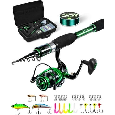 Telescopic Fishing Rod - Quick Retract Lightweight Bait Casting/Pre ...