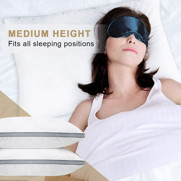 JML Cotton Pillows for Sleeping Queen 2 Pack,Overstuffed JML Cotton Pillows for Sleeping Queen 2 Pack,Overstuffed