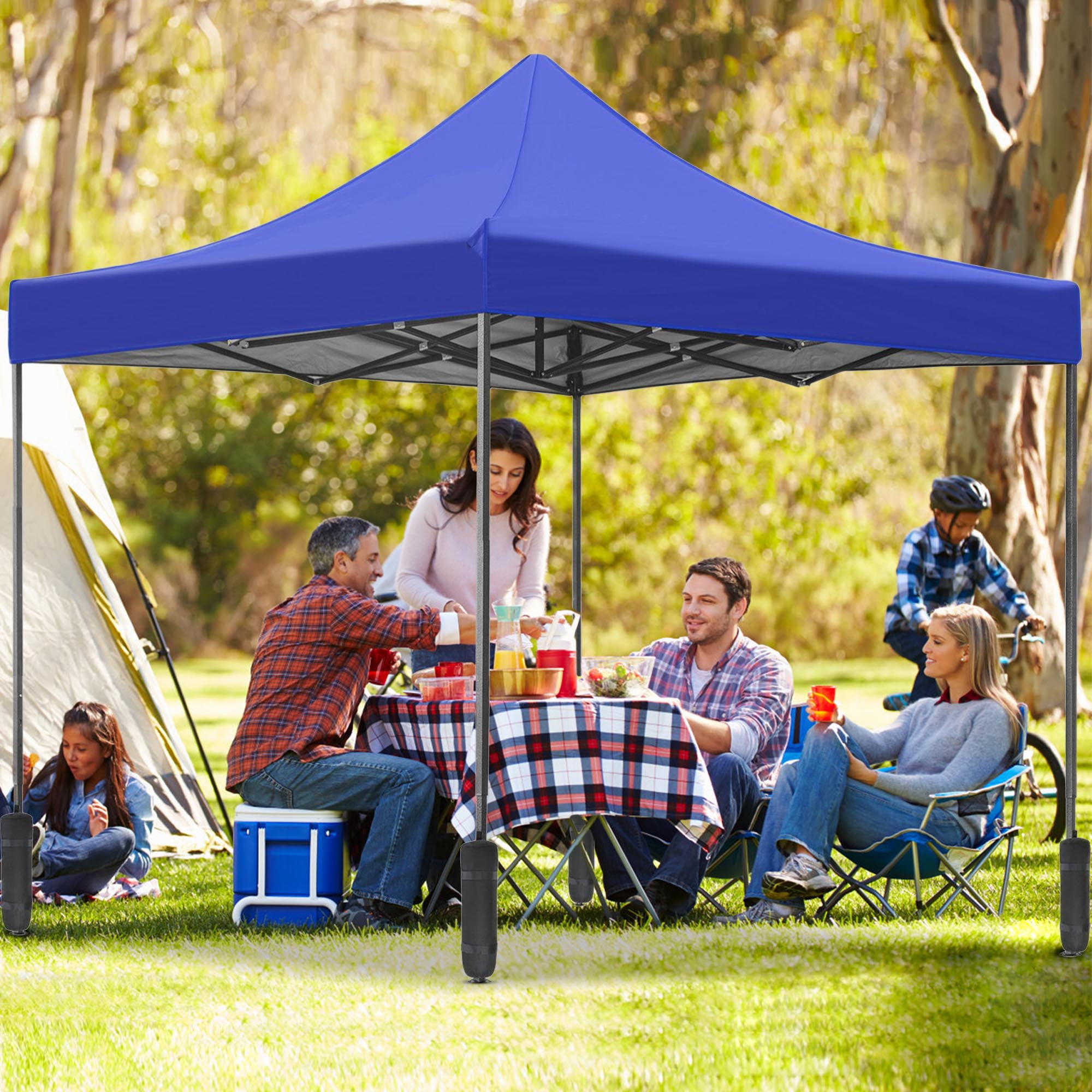 10x10 Pop Up Canopy Tent for Outside, Waterproof Canopy Tents for Beach ...