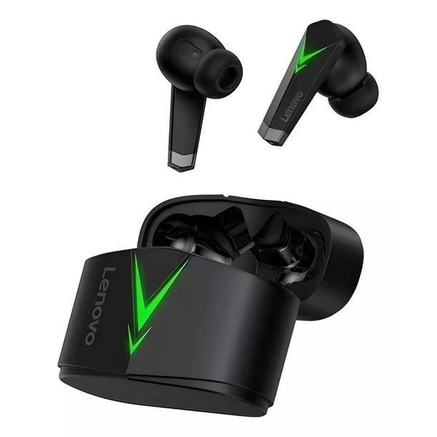 Audífonos Inalámbricos In Ear Gamer Lenovo LivePods LP6 Negro Luz Verde | Bodega Aurrera en línea