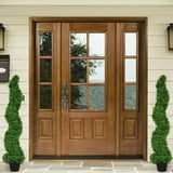 Poetree 4ft Faux Boxwood Spiral Topiary Trees, Indoor/Outdoor Natural ...