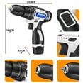 Dayplus Mini Cordless Drill Combi Driver Set Electric Screwdriver Set ...