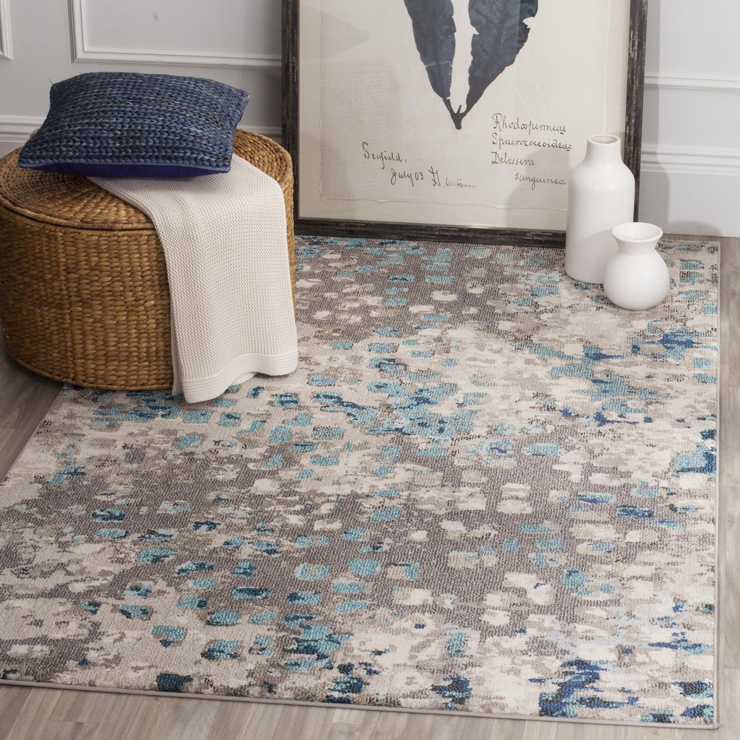 Click here for Safavieh Monaco Driskoll Abstract Area Rug 5 X 5 S... prices