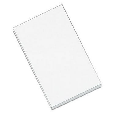 Universal Small Writing Scratch Pads, Unruled, 3 x 5, White, 100 Sheets ...