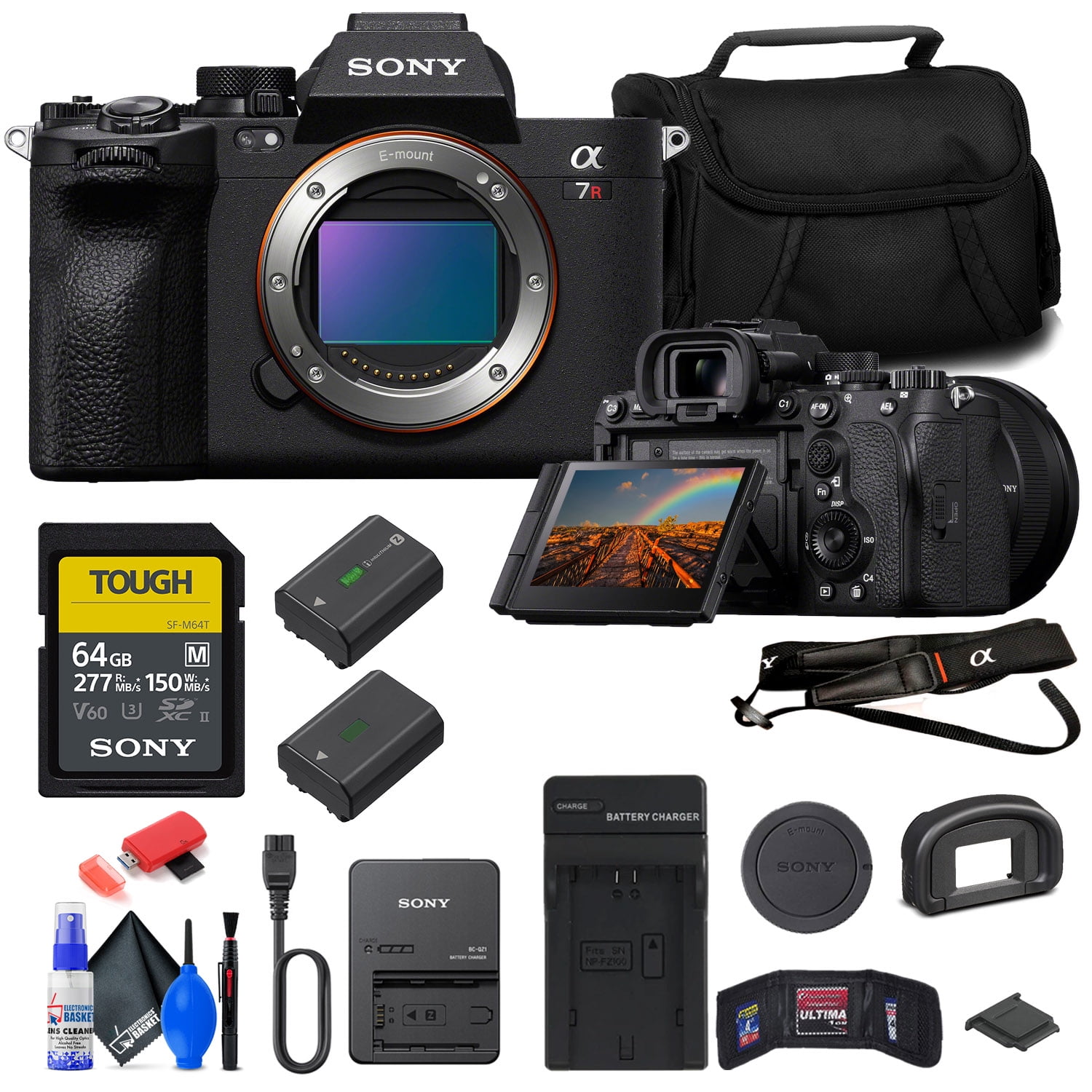 Click here for Sony A7r V Mirrorless Camera + 64gb Card + Bag + N... prices