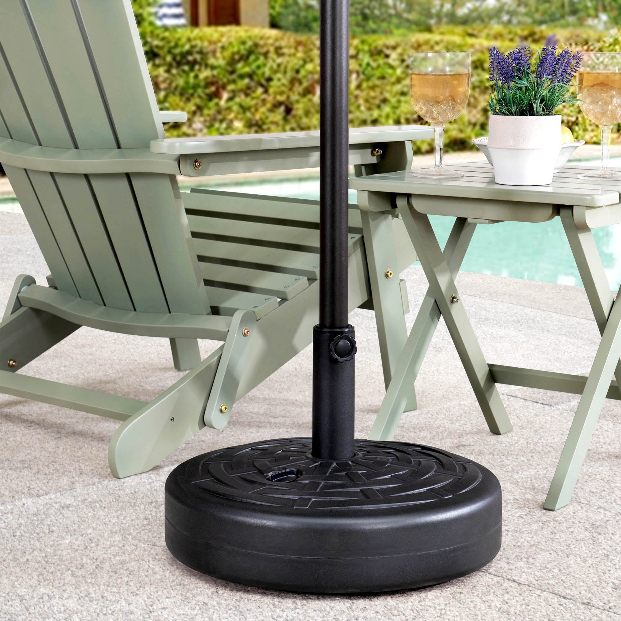 Click here for Sunjoy Group Sunjoy Umbrella Base Universal Black... prices