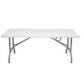 Ktaxon 6 FT Folding Table for Indoor and Outdoor Events, Kitchen Office ...