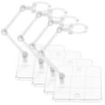 Etereauty Adjustable Clear Action Figure Display Stands 4pcs, PVC, 9 ...