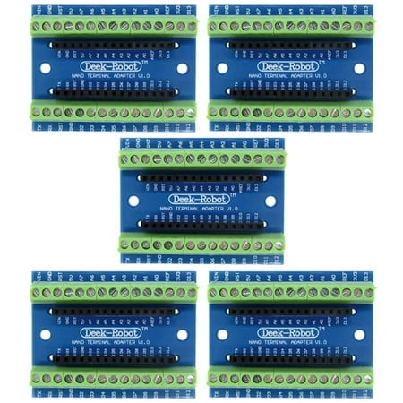 Aideepen 5pcs Nano Screw Terminal Adapter Shield Expansion Board Nano ...