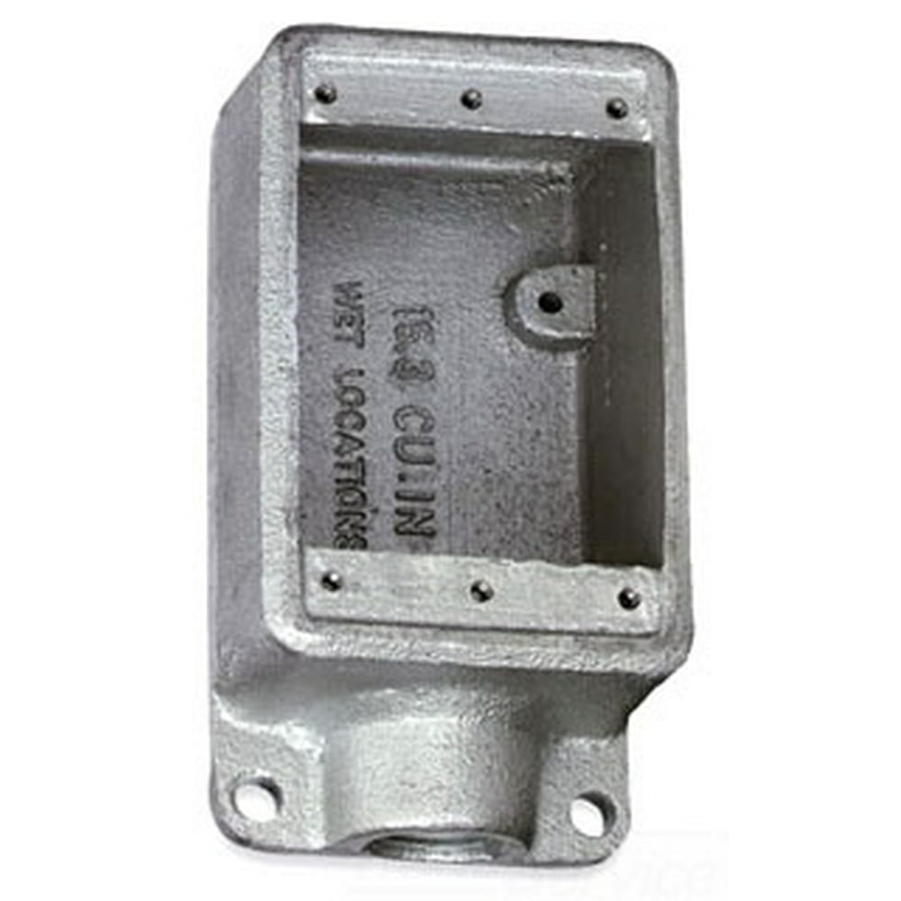 Thomas & Betts TC FD2TB 3/4", 1G-DEEP BOX, IRON,D - Walmart.com ...