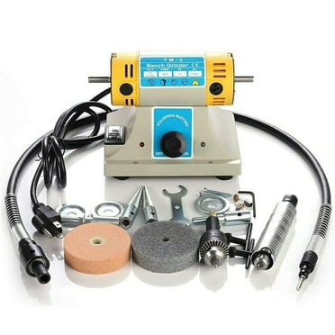 Jewelry Gem Rock Polishing Buffer Machine Bench Lathe Polisher Table ...