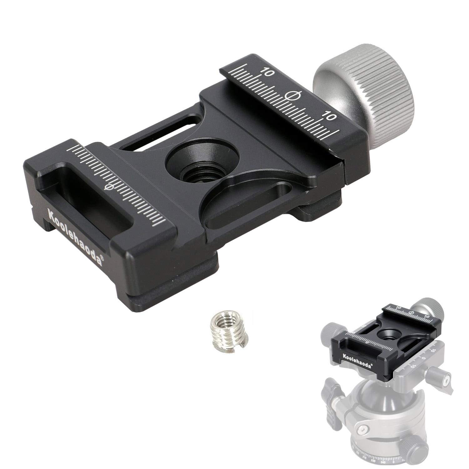 Koolehaoda Camera Quick Release Clamp Mount Adapter for Arca-Type Standard DC-38Q - Walmart.com