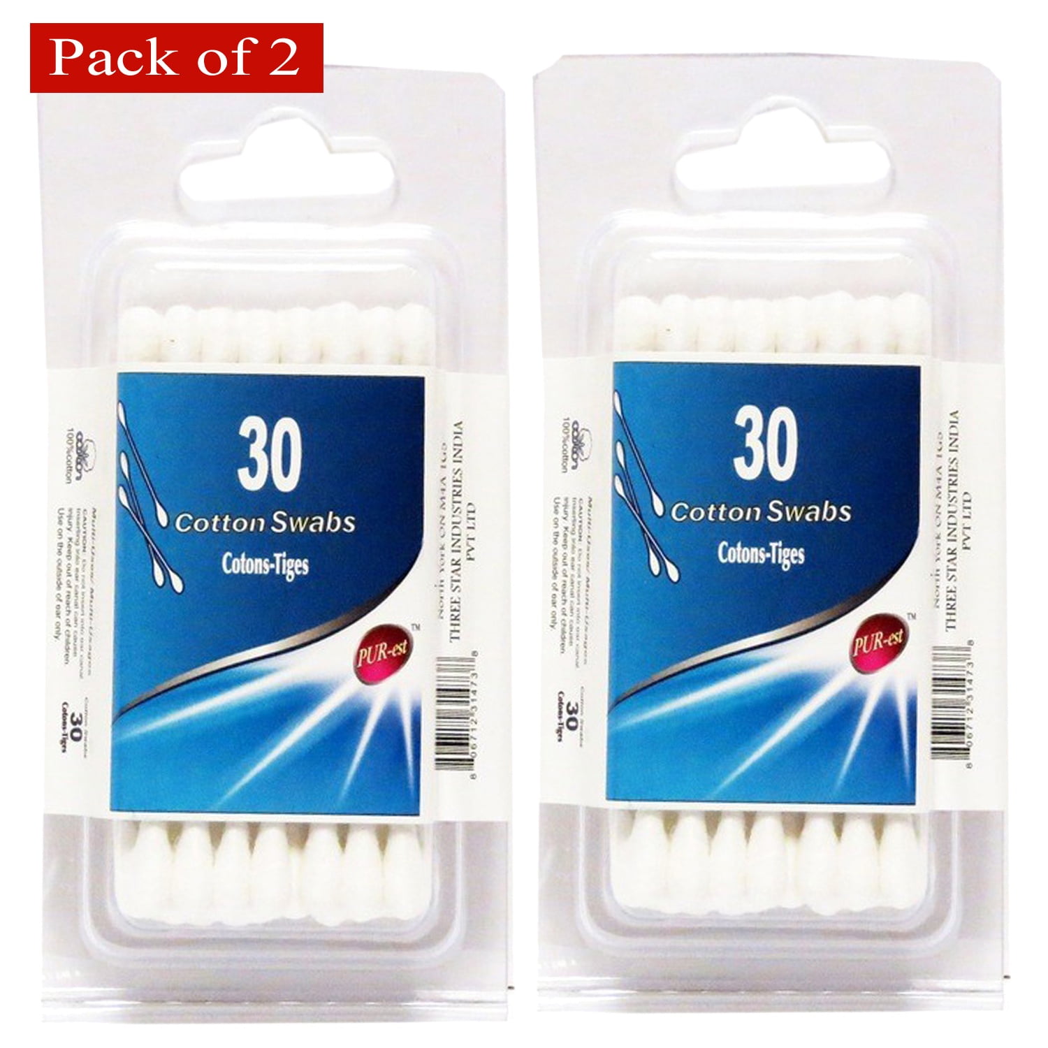 Click here for Purest Cotton Buds In Double Blister Multiuse 30ct... prices