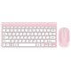 Cylo Wireless Touch Keyboard and Mouse Set Pink - Walmart.com