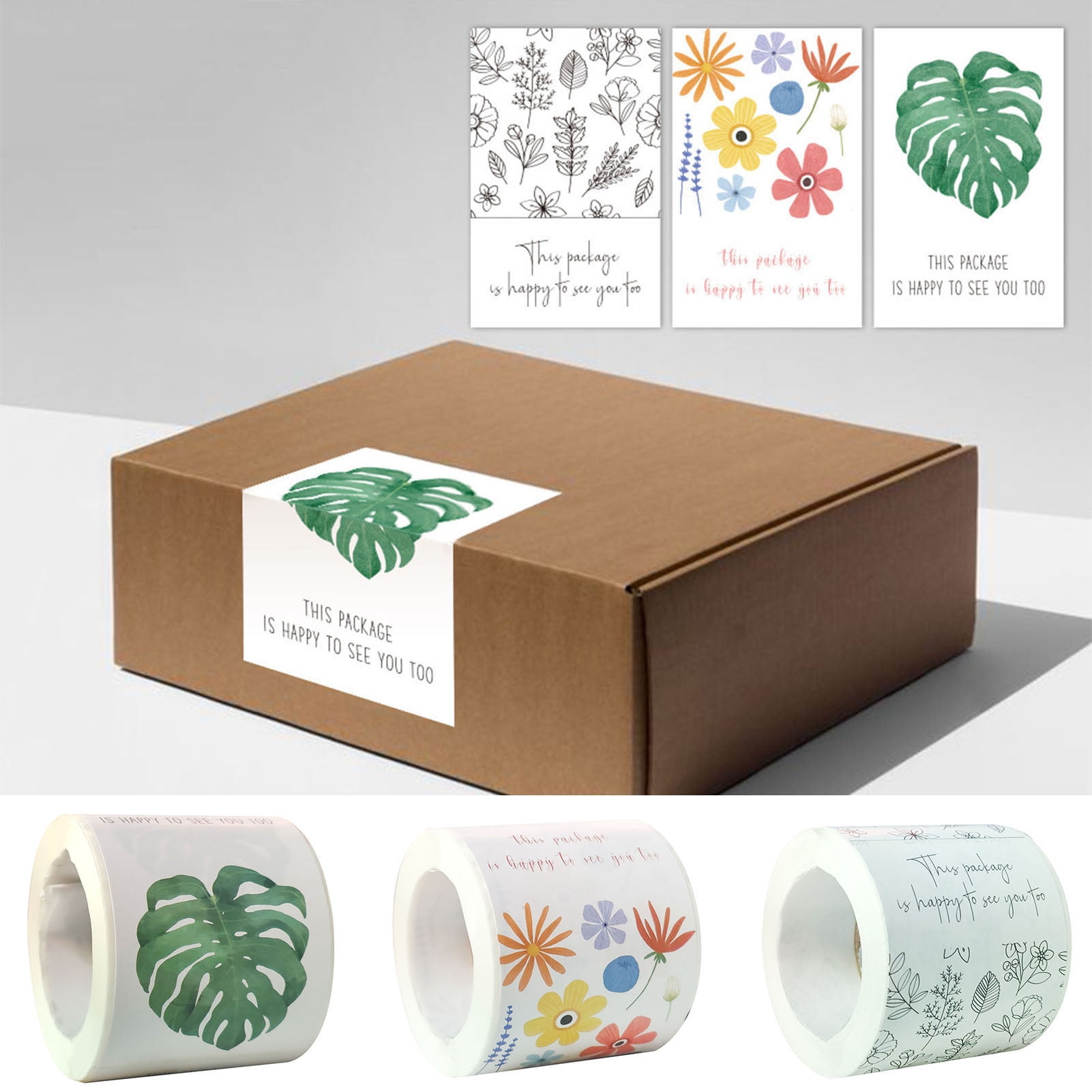 Dream Lifestyle 150 PCS Colorful Flower Sealing Stickers - Waterproof ...