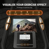 UPGO Pro 3 in 1 Elliptical Stepper Exercise Stride Cardio Climber ...