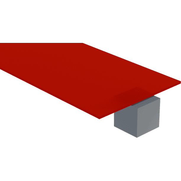 2793 Red, Translucent, Acrylic Sheet, 3MM (1/8") Thick, 24" W x 48" L ...