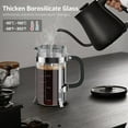 HadinEEon French Press Coffee Maker 34oz Stainless Steel with 4 Filters ...