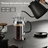 HadinEEon French Press Coffee Maker 34oz Stainless Steel with 4 Filters ...