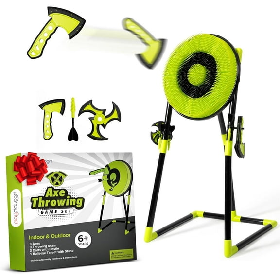 EastPoint Sports Ultimate Axe Throw Set with Foam Axes and Bristle ...