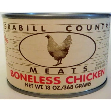Grabill Country Meats Boneless Chicken, 27 oz Can - Walmart.com
