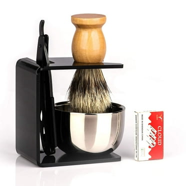 Classic Samurai Men's Shaving Set with CS-102 Stainless Steel ...