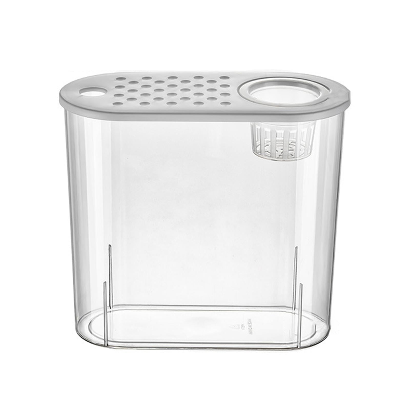 Aquaponic Planter Basket Aquarium Plants Growing System, Clear Tank ...