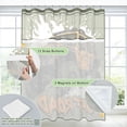 BZSMCE Green Monster Truck Off Road Pattern Bathroom Shower Curtain Set ...