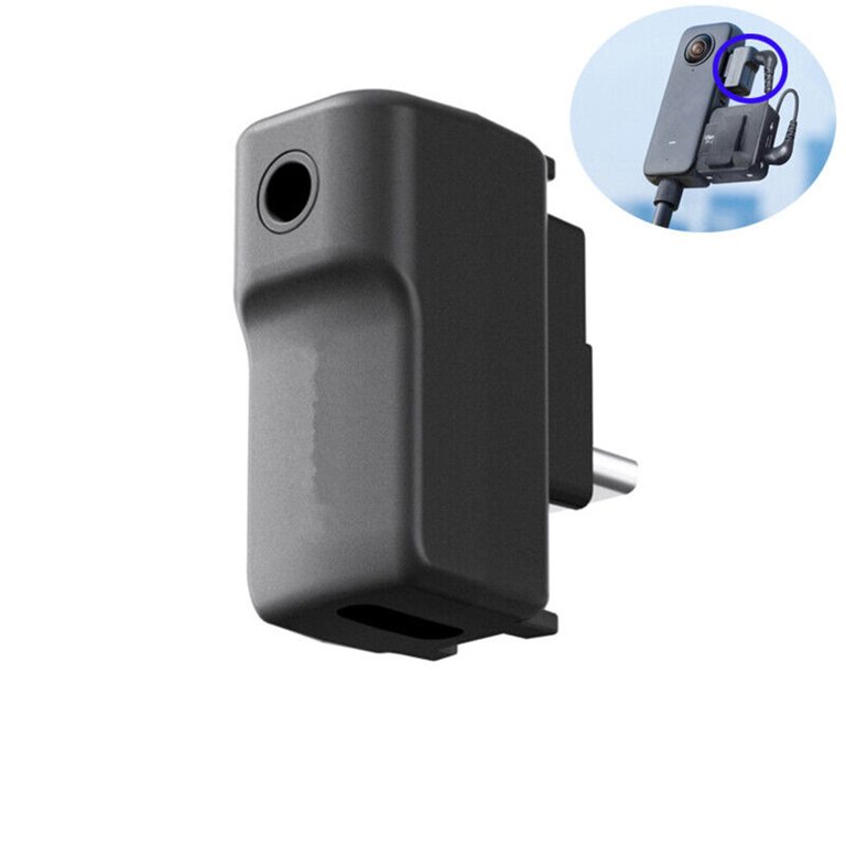Metal Type-C Mic Adapter Charging Audio For Insta360 ONE, 48% OFF
