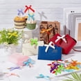 90Pcs 9 Colors Polyester Bowknot with Iron Wire Twist Ties for DIY Gift ...