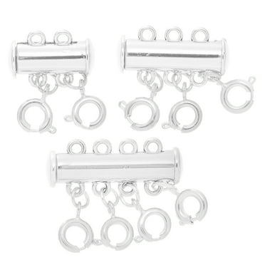 Multi-strand Slide Lock Clasps Connectors for Multi-strand Jewelry ...