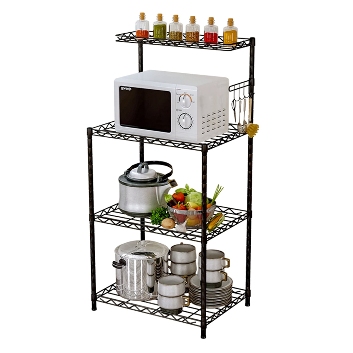 Click here for Amdohai Versatile 4 Tier Bakers Rack Microwave Sta... prices