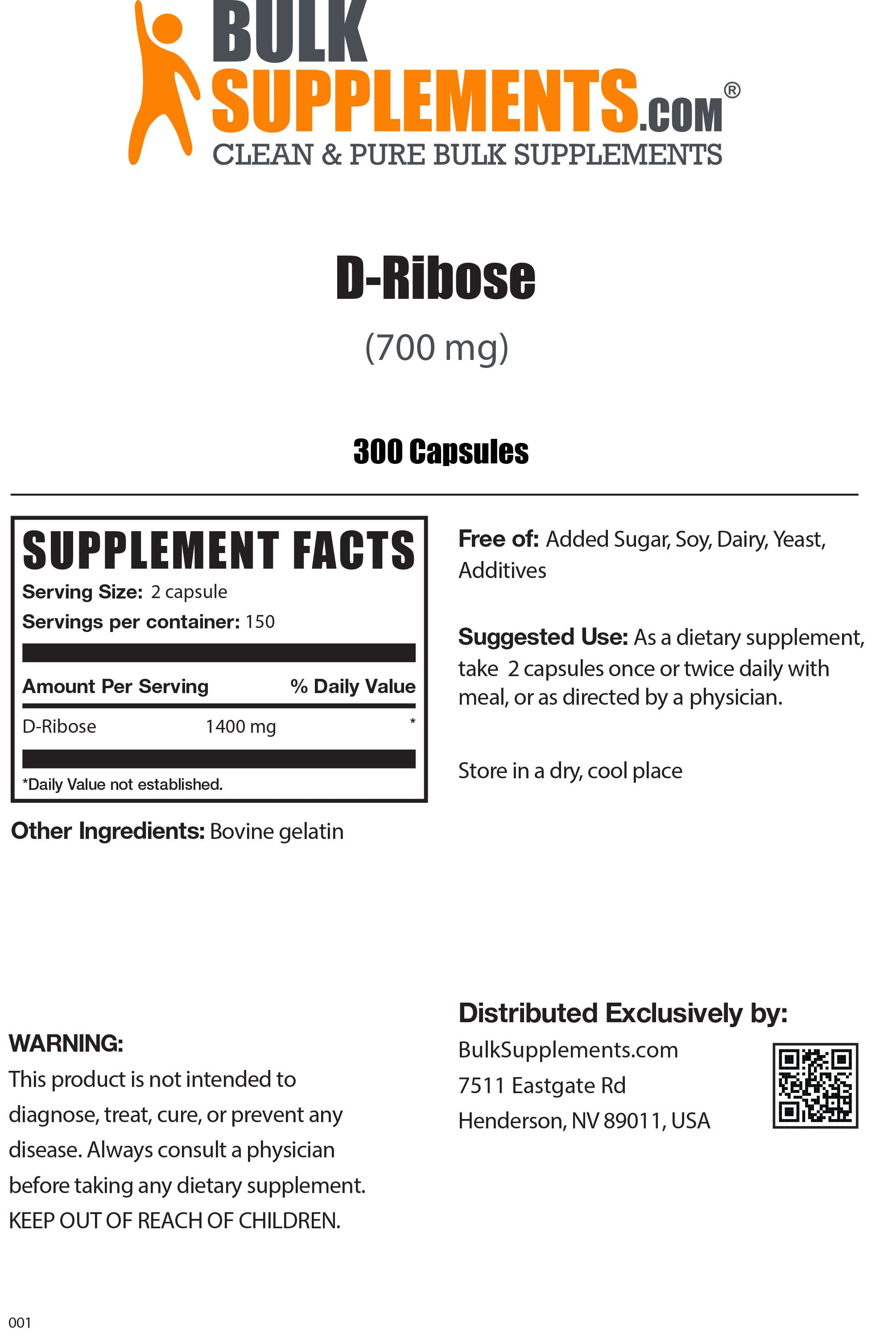 D And L Ribose