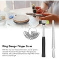 Ring Gauge Finger Sizer, Soft Tip Hammer Metal Ring Measurement Maker ...
