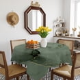 Abstract Modern Sage Green Marble Table Cloth 54x54in, Waterproof ...