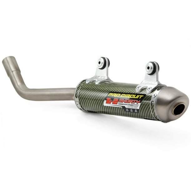 Pro Circuit R304 Shorty Ti-2 Carbon Fiber Silencer w/Titanium End Cap ...