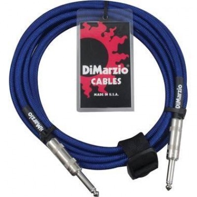 DiMarzio 10' Overbraid Instrument Cable, Electric Blue - Walmart.com