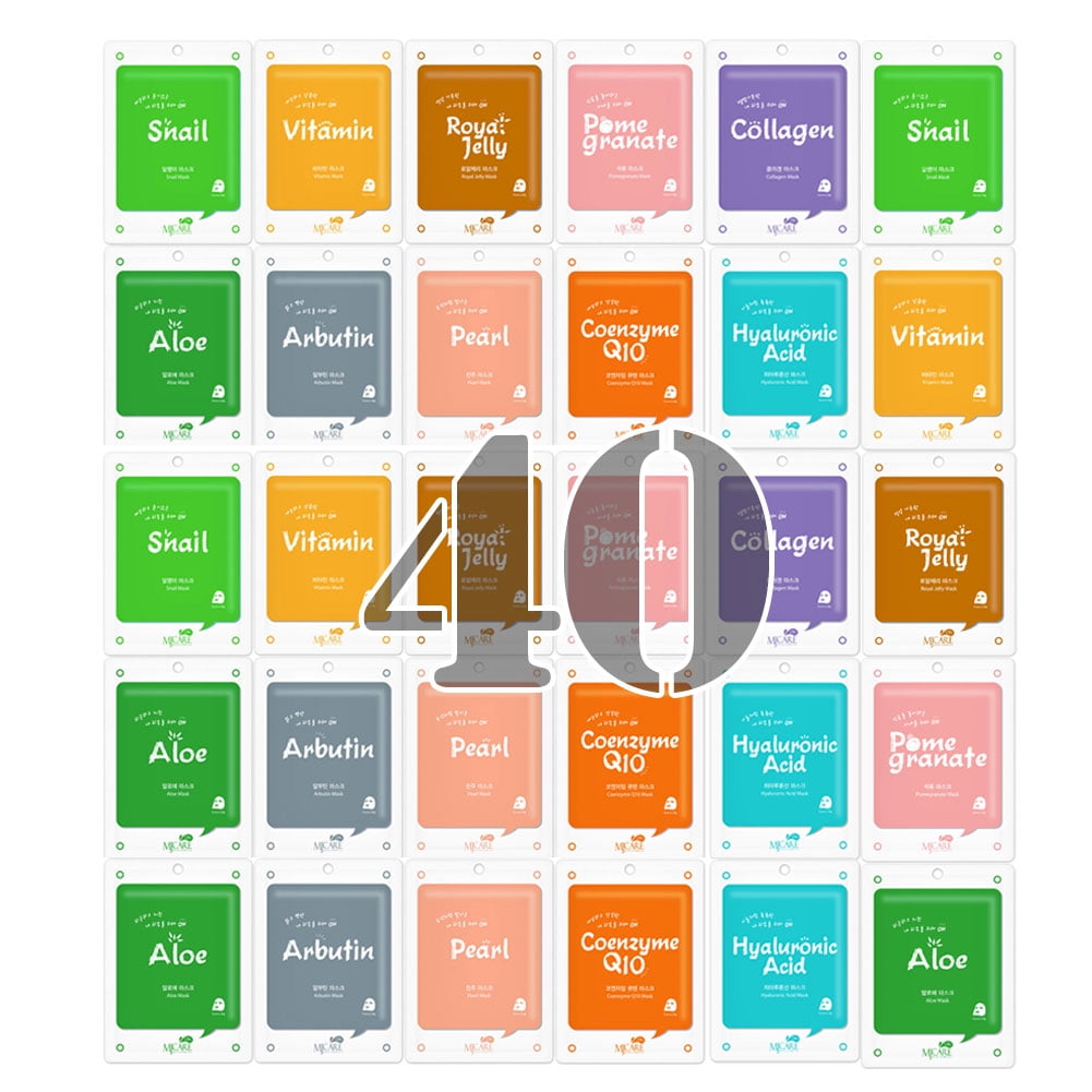 The Elixir Beauty Assorted Combo Pack Collagen Essence Full Face Facial ...