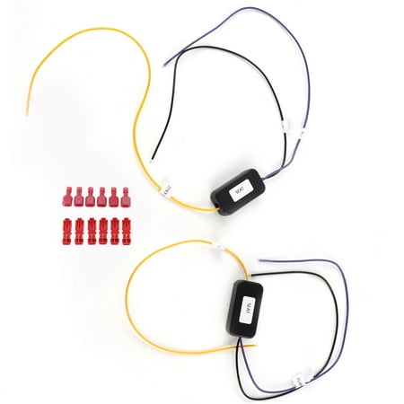 Akozon LED Tail Lights Dynamic Turn Signal Adapter Harness Blinker ...