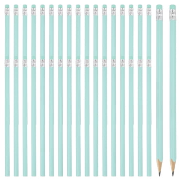 Uxcell Round Pencils, 48 Pack HB Graphite Pencils with Eraser Wood ...