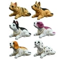 Car Interior Ornaments Cute Shaking Plush Dog Dalmatian/Husky/St ...
