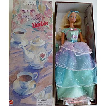Spring Petals Barbie Doll Blonde Second in Series Avon Exclusive ...