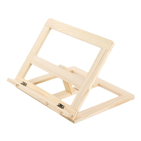 Amdohai Desk Wood Book Stand for Display 4 Levels Adjustable Book ...